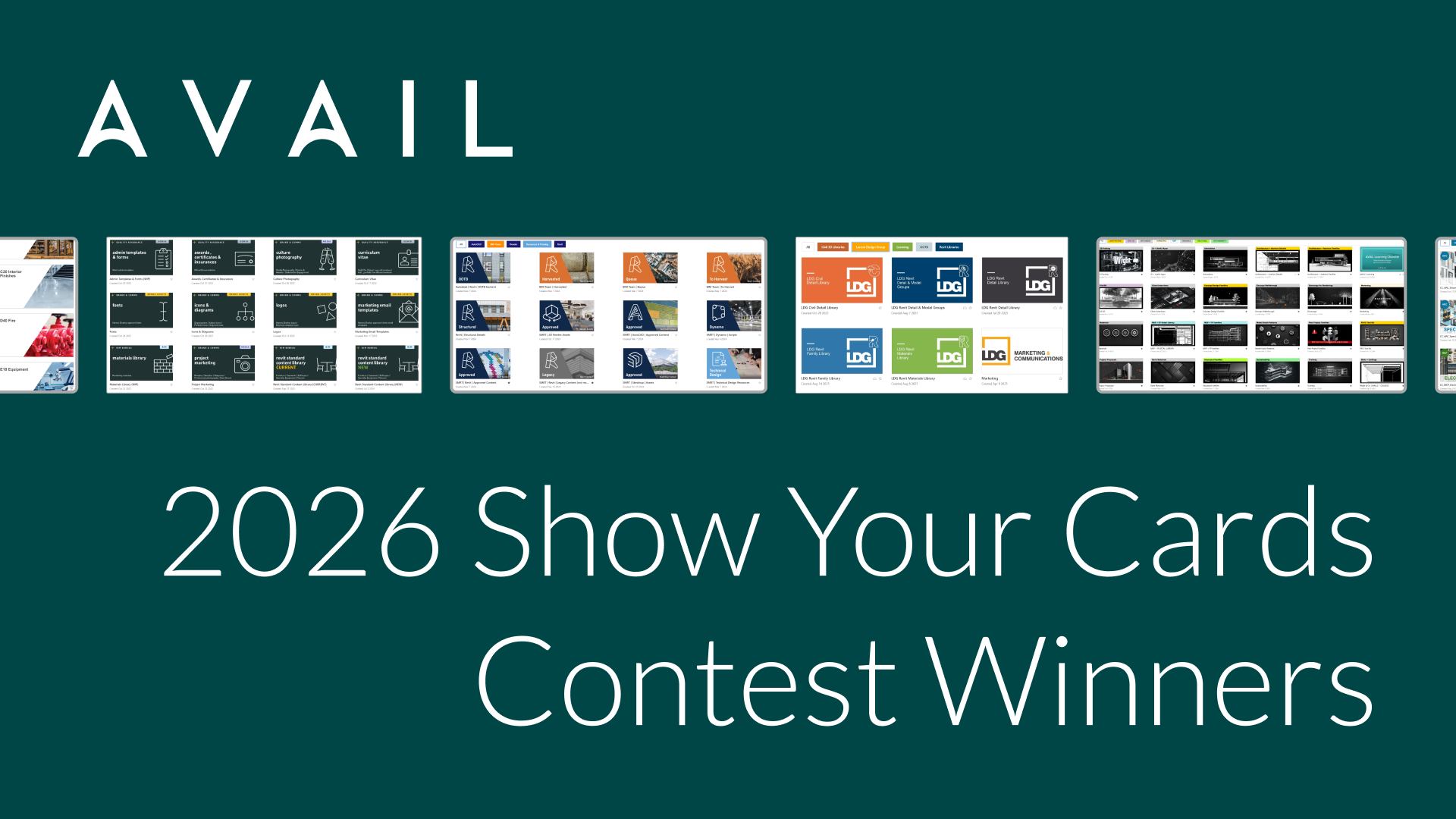 AVAIL | Show Your Cards 2026 Winners
